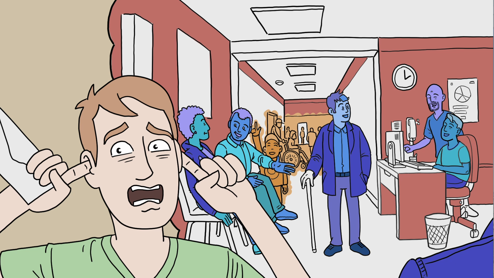 World Autism Week. Animation for the autism awareness strategy