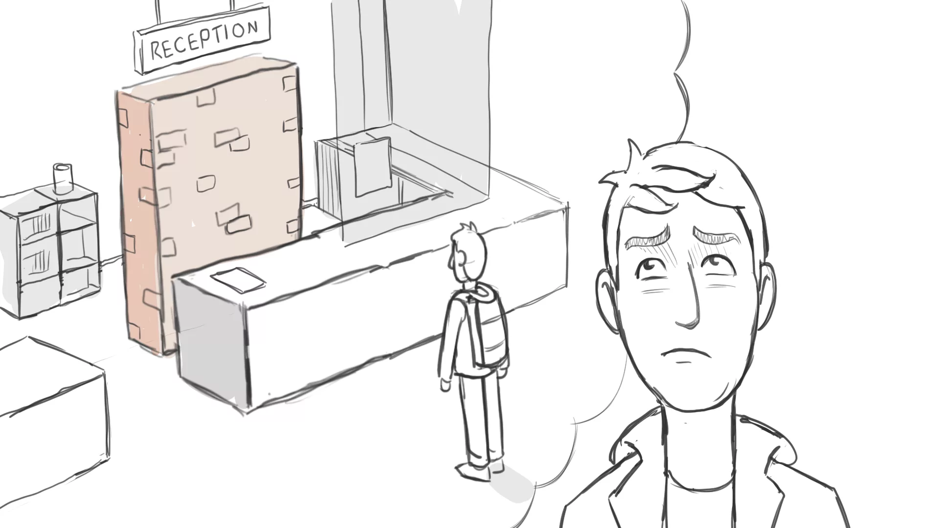 Scamp artwork and storyboards art - John Cooper